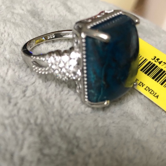 Jewelry | Genuine Shattuckite Zircon Ring | Poshmark